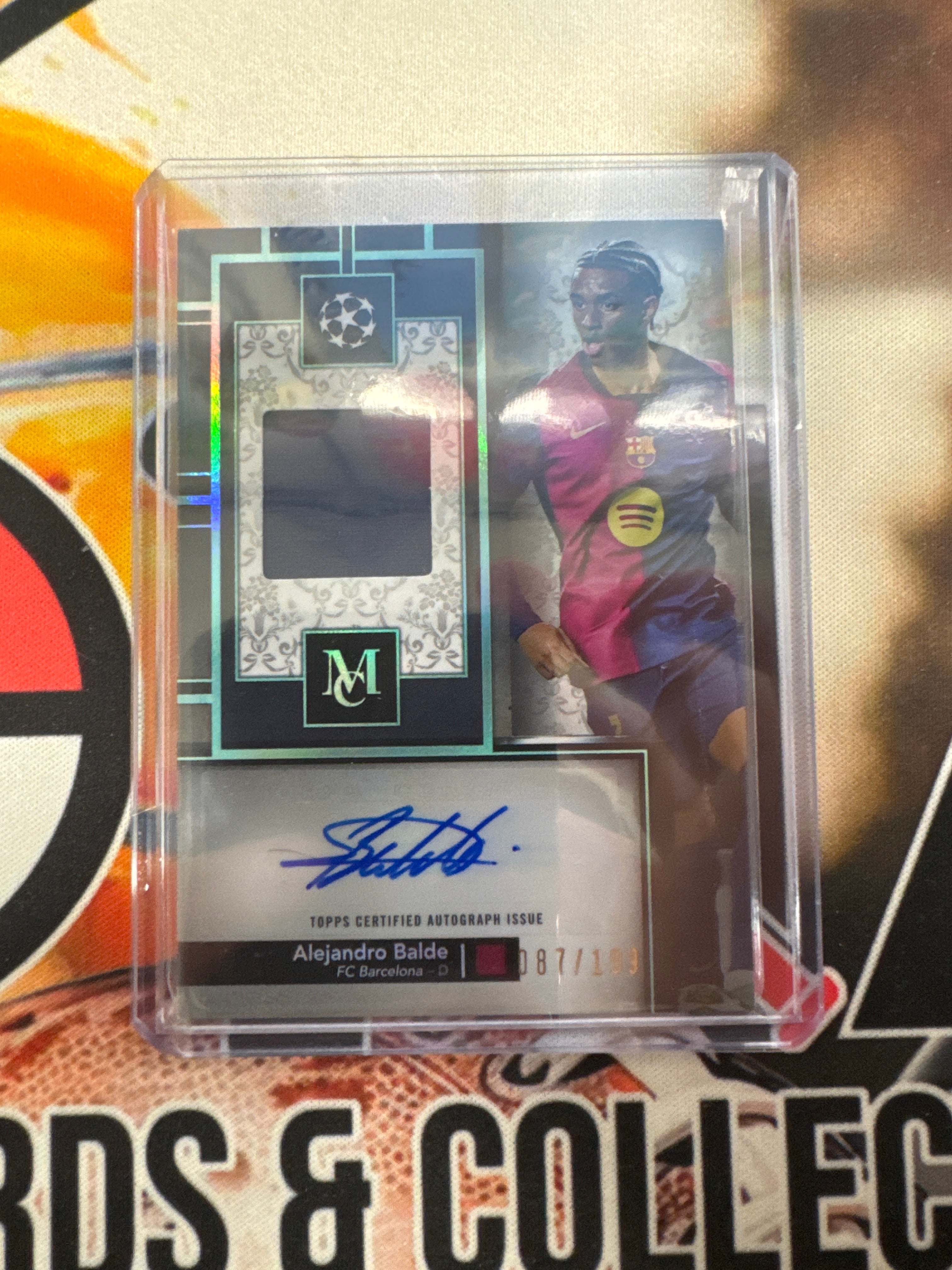 2025 Topps Museum Collection UEFA Club Competitions Alejandro Balde Pa ...