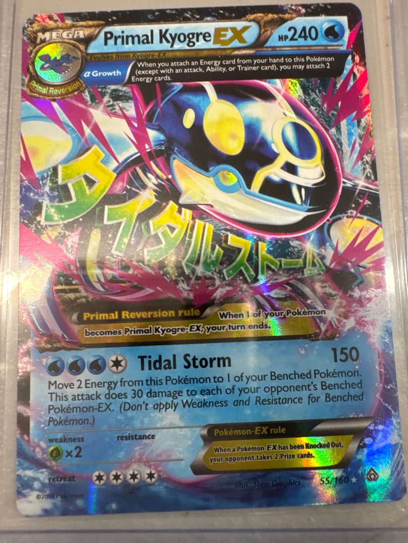 Pokémon Mega Primal Kyogre EX Primal Clash 55/160 – DNAcardshop