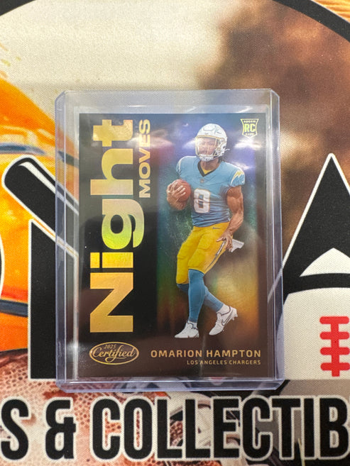2025 Panini Certified NFL Omarion Hampton Rookie Night Moves SSP ...