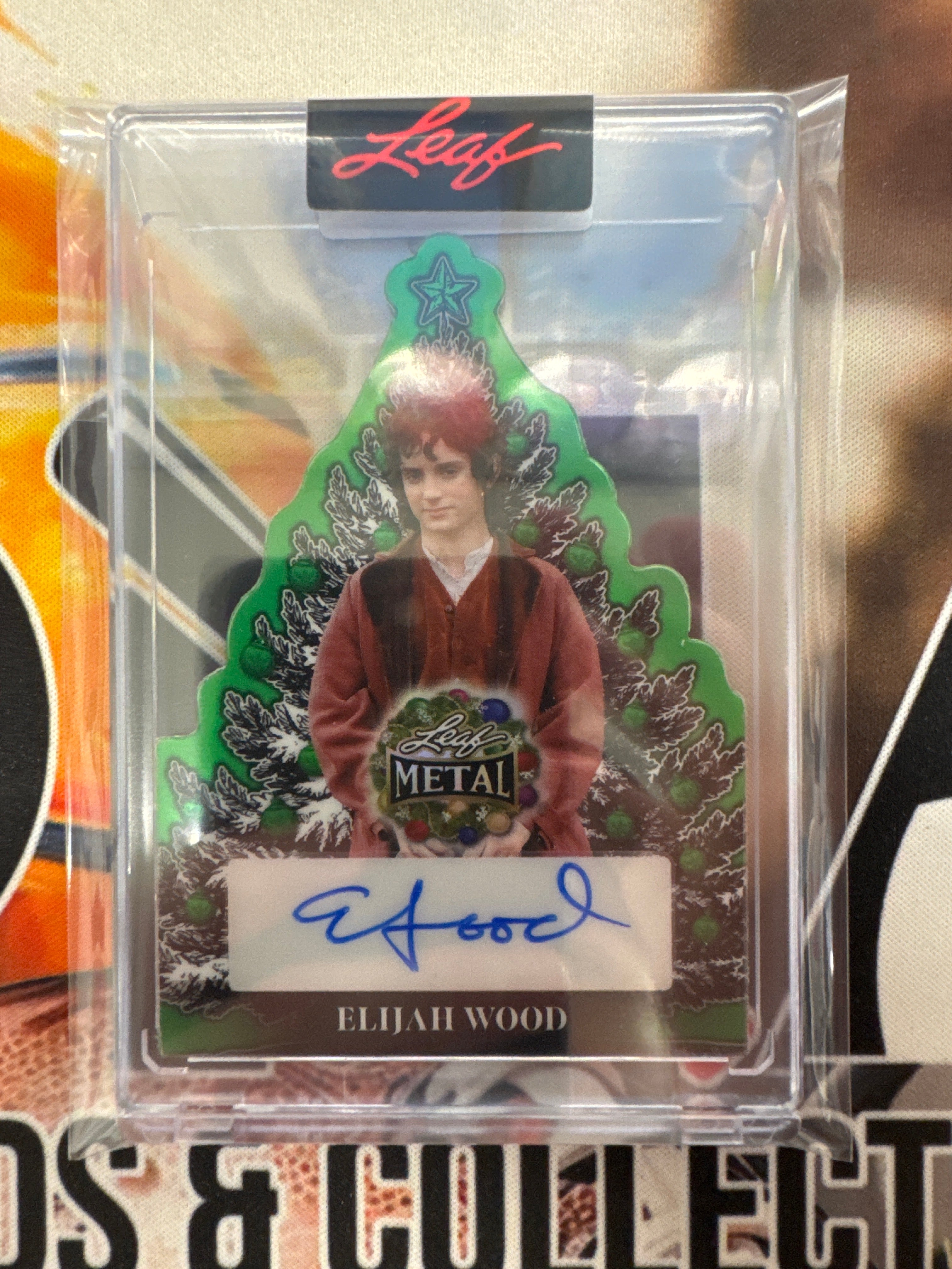 2025 Leaf Metal Winter Wonderland Elijah Wood Christmas Tree Die-Cut A ...